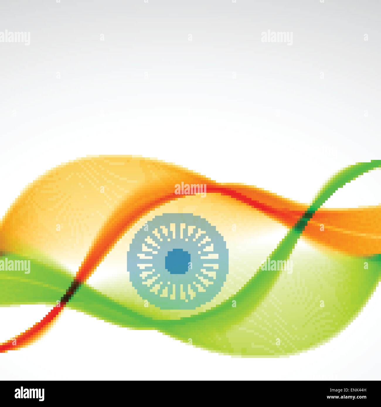 beautiful elegant indian flag design art Stock Vector Image & Art - Alamy