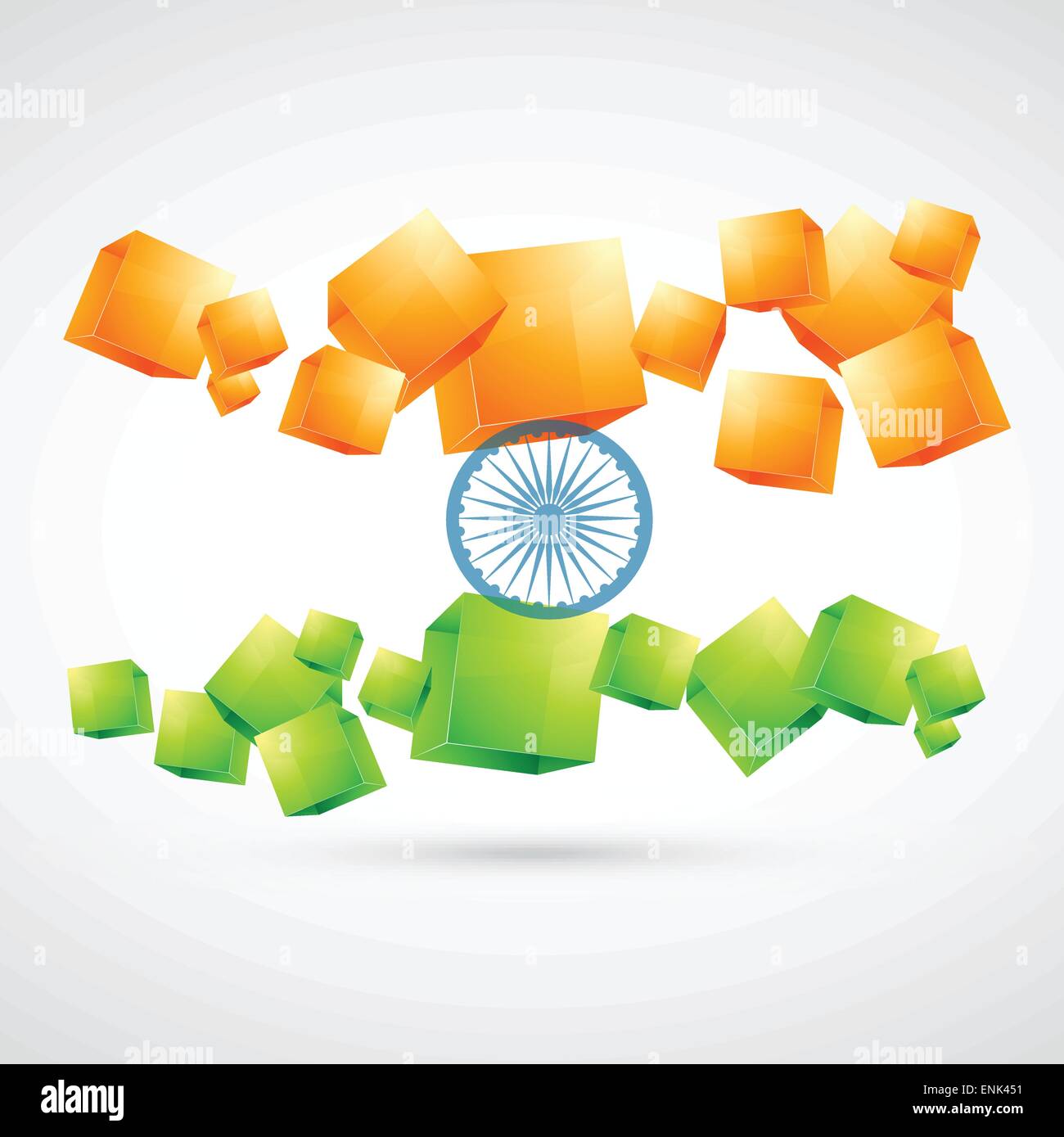 artistic style indian vector flag design Stock Vector Image & Art - Alamy