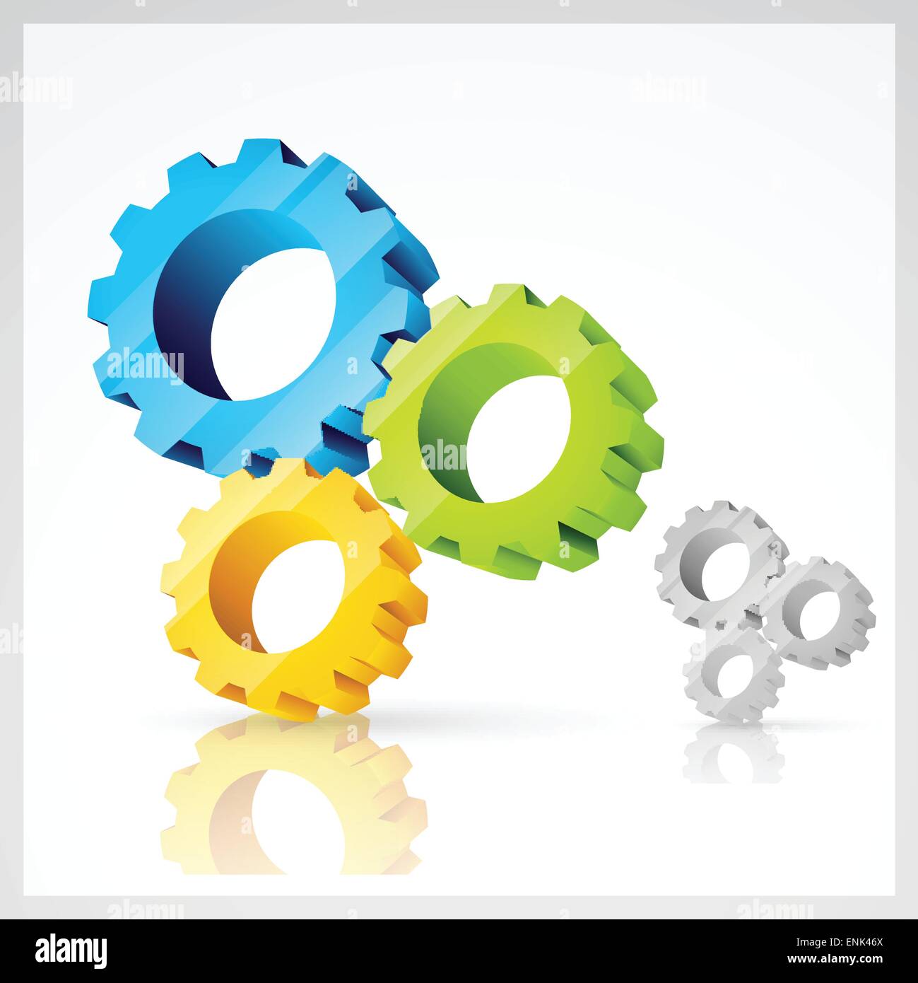 vector gear symbol elements Stock Vector Image & Art - Alamy