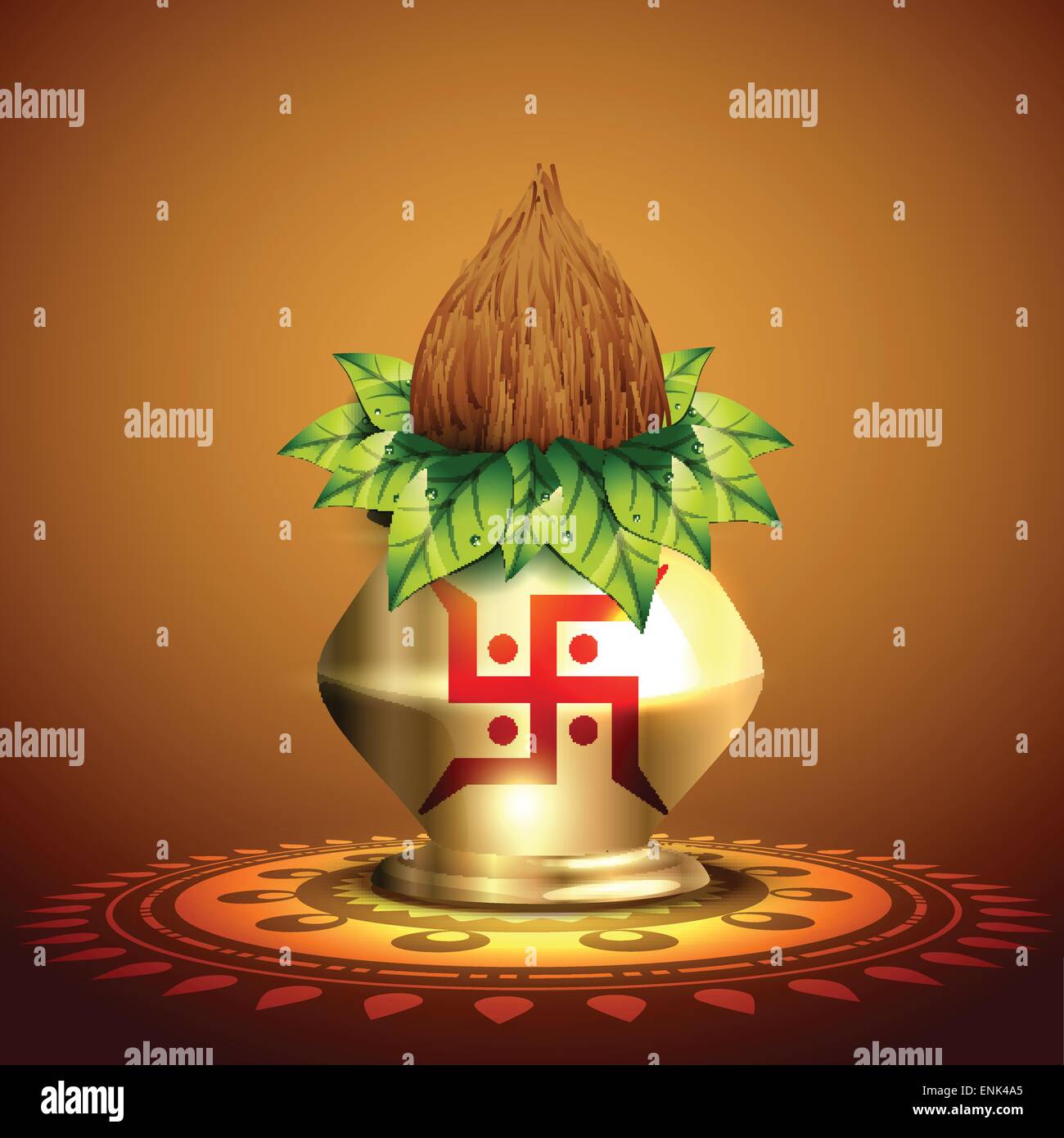 Kalash Design Vector