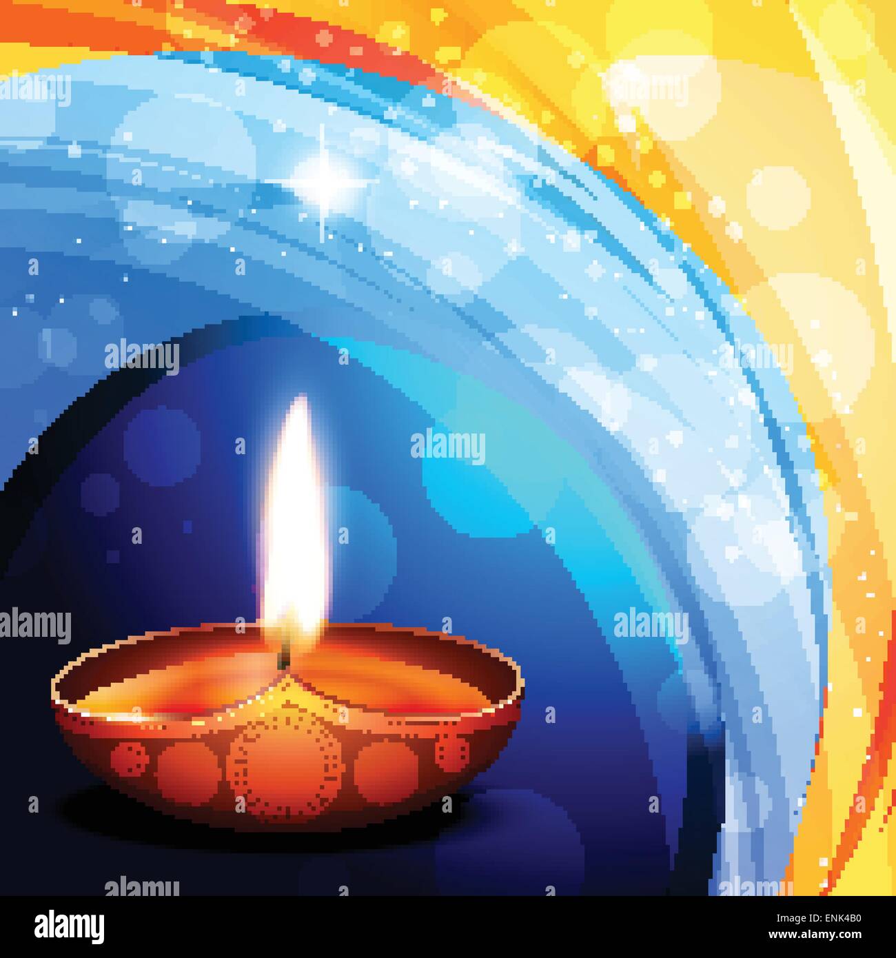 diwali festival diya vector background Stock Vector Image & Art - Alamy
