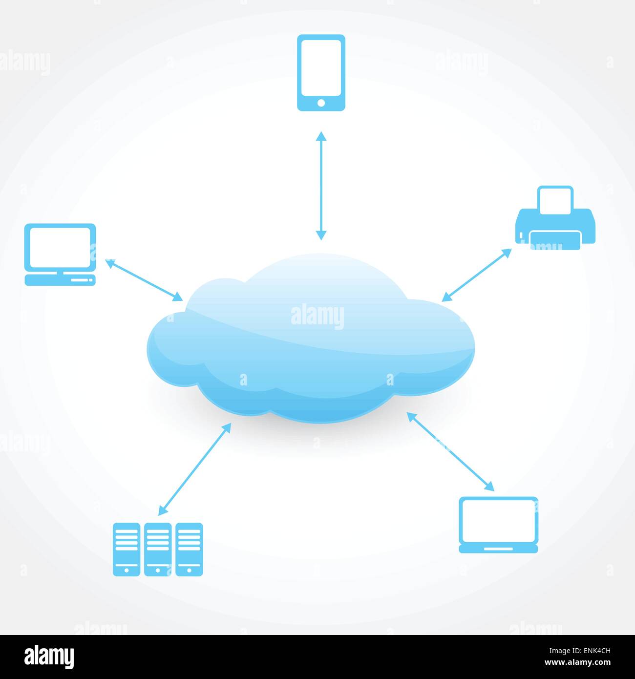cloud computing concept design vector Stock Vector Image & Art - Alamy