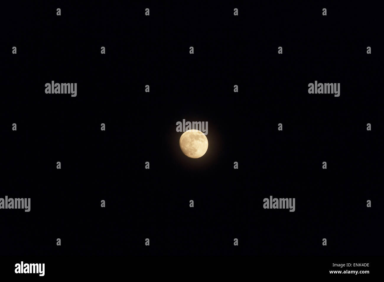 nearly full moon Stock Photo - Alamy