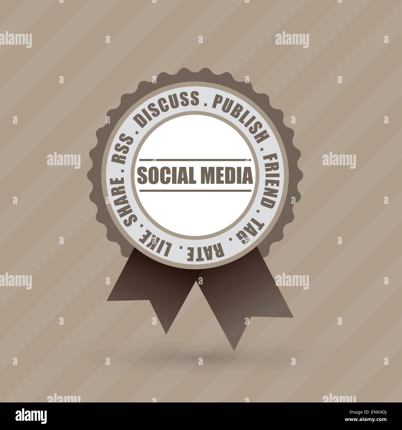 vector social badge label design Stock Vector Image & Art - Alamy