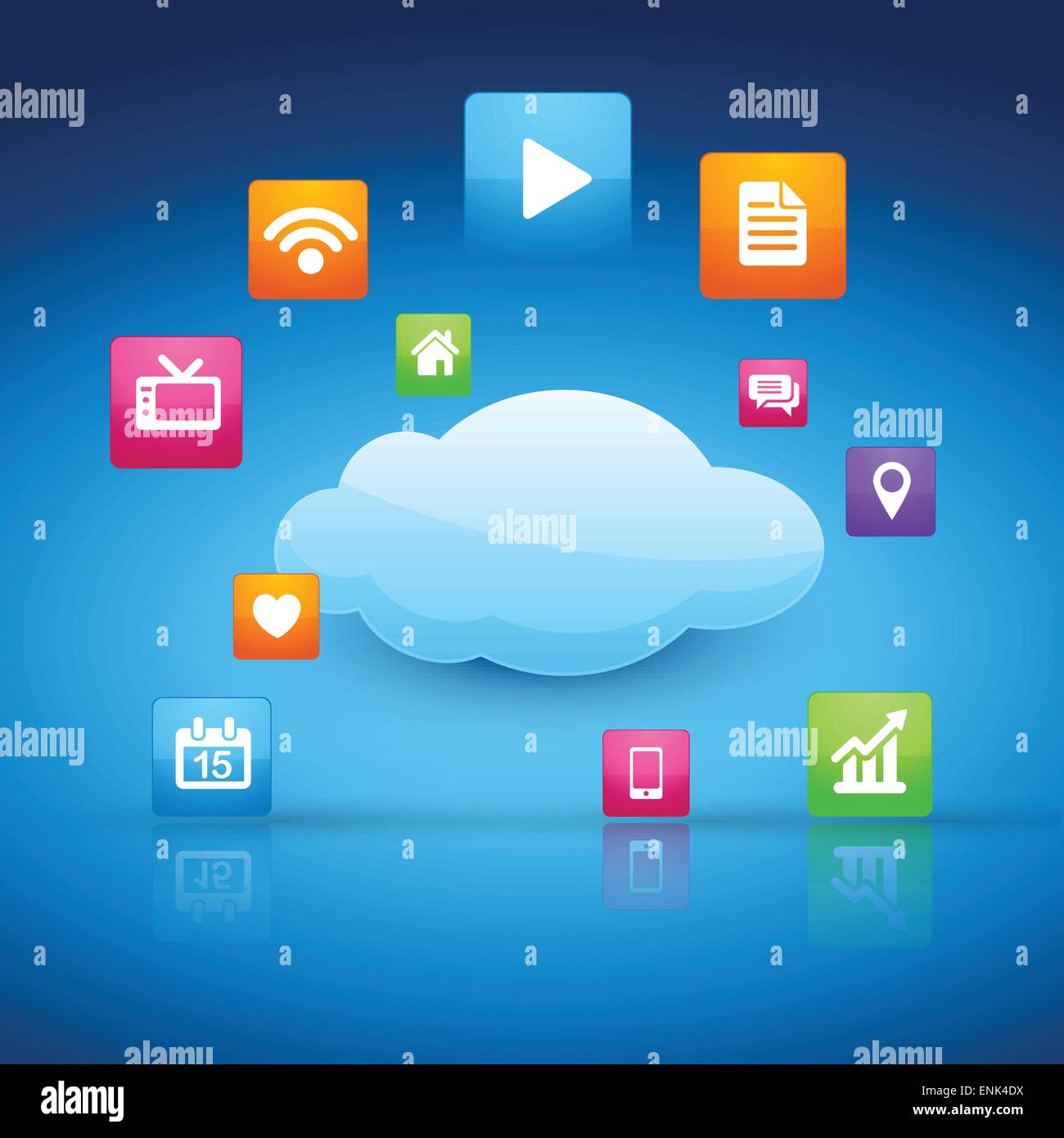vector cloud computing concept design Stock Vector Image & Art - Alamy
