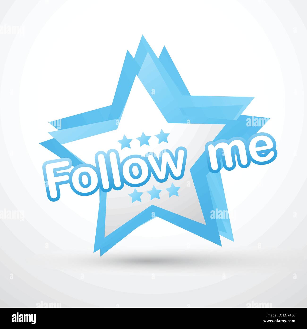 vector social follow me design Stock Vector Image & Art - Alamy