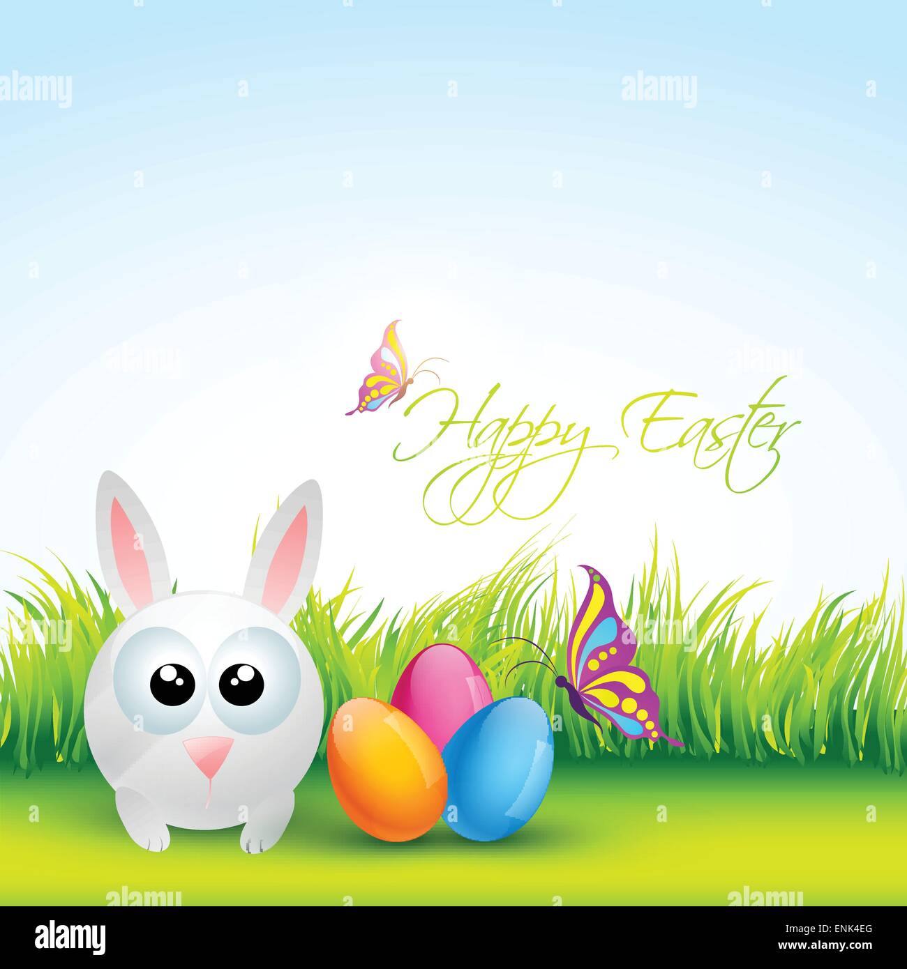 cute easter rabbit vector design Stock Vector Image & Art - Alamy