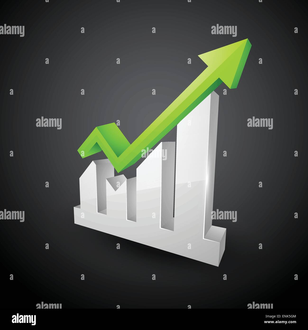 vector green arrow showing growth Stock Vector Image & Art - Alamy