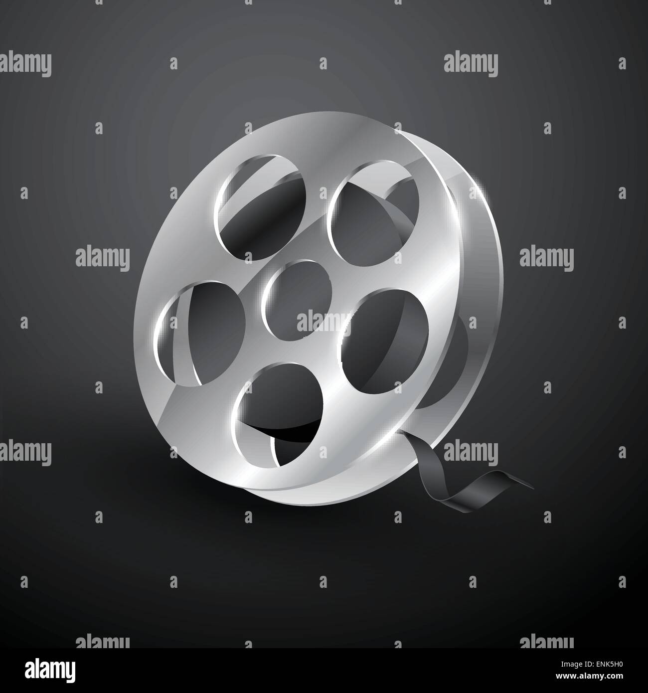 vector film reel design background Stock Vector Image & Art - Alamy