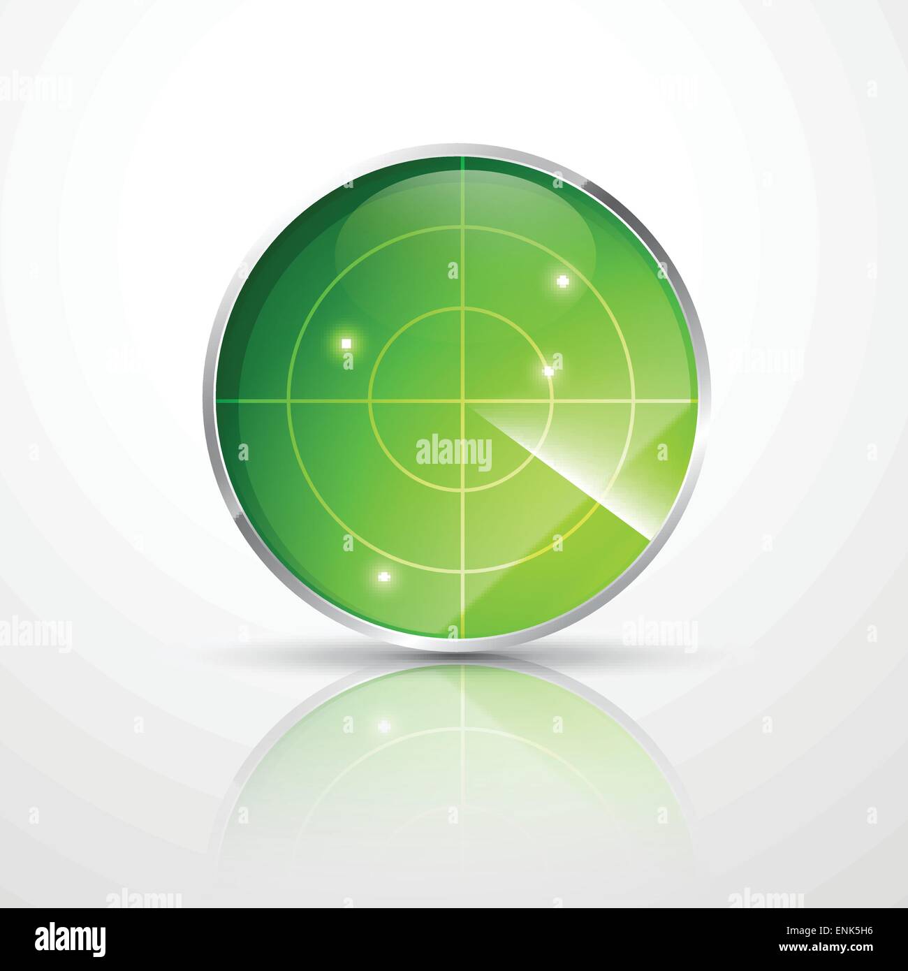 vector green radar design illustration Stock Vector Image & Art - Alamy
