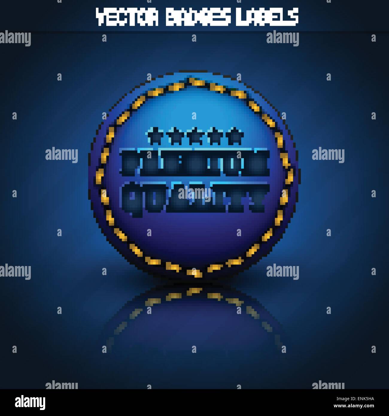 Denim jeans clothing label Stock Vector Images - Alamy