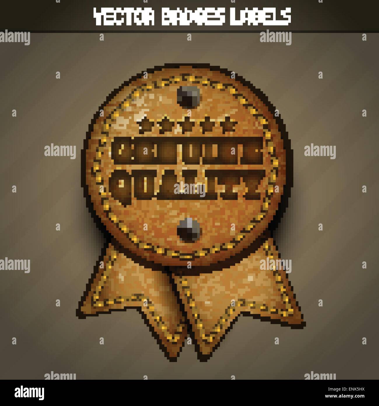 Genuine ribbon label sign hi-res stock photography and images - Alamy