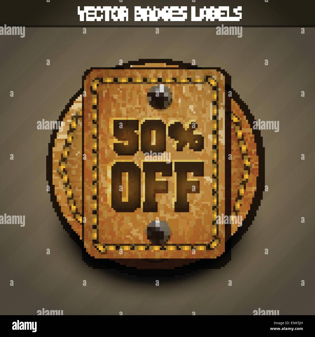 leather dicount label vector design Stock Vector Image & Art - Alamy