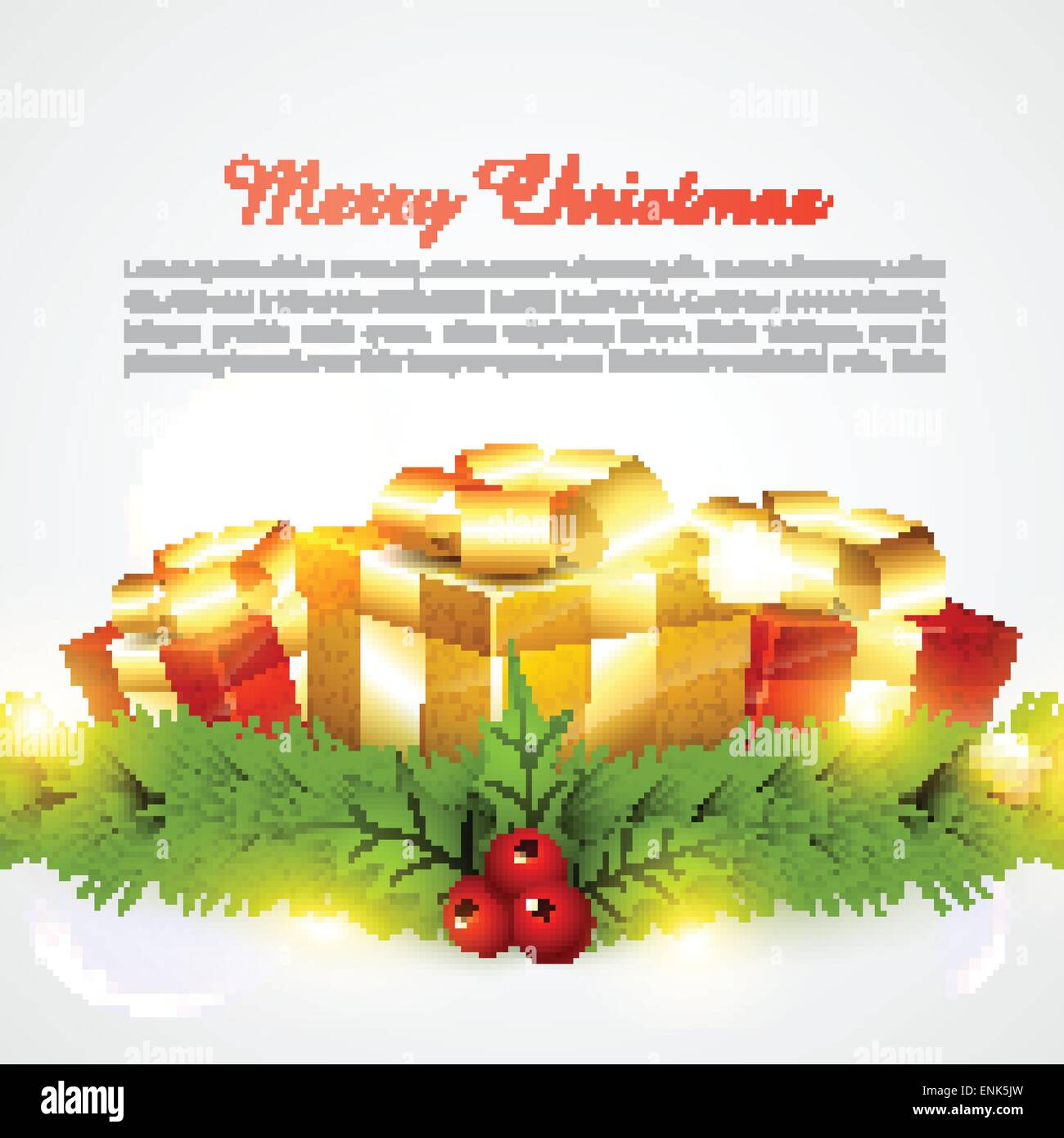 beautiful christmas gifts vector background Stock Vector Image & Art ...