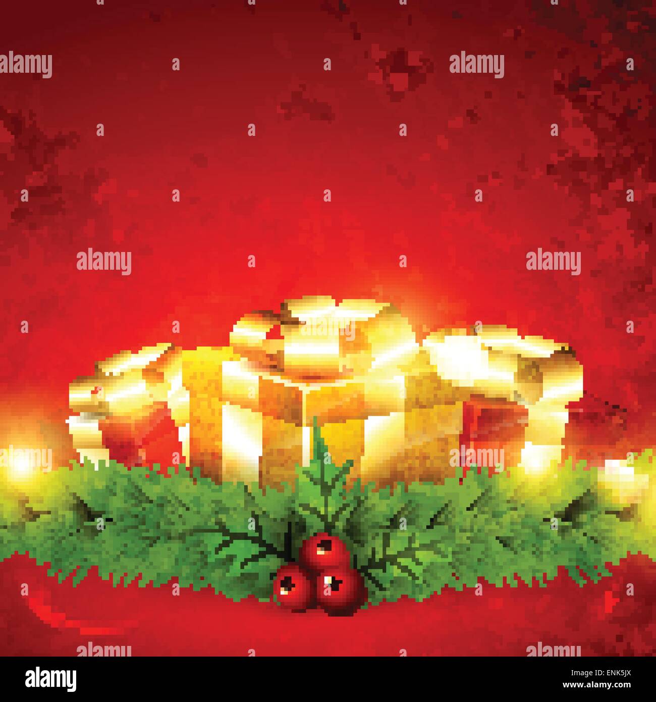 vector seasonal gift design background Stock Vector Image & Art - Alamy
