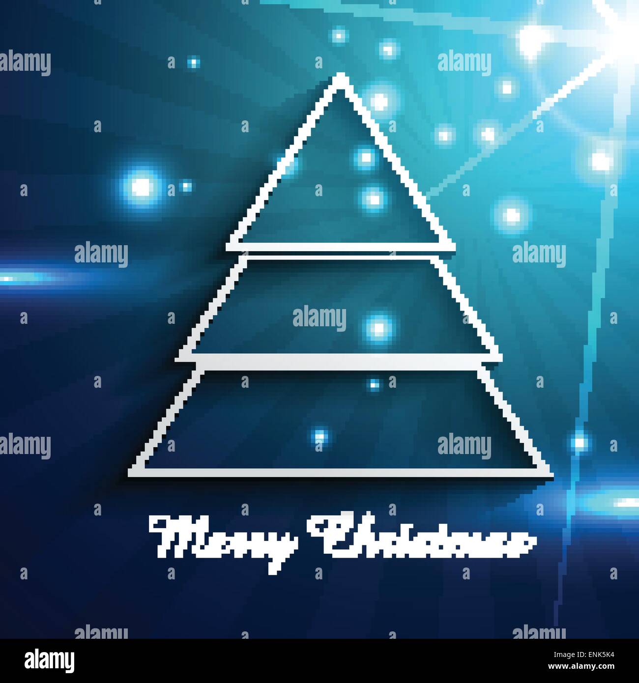 Stylish shiny vector merry Stock Vector Images - Alamy