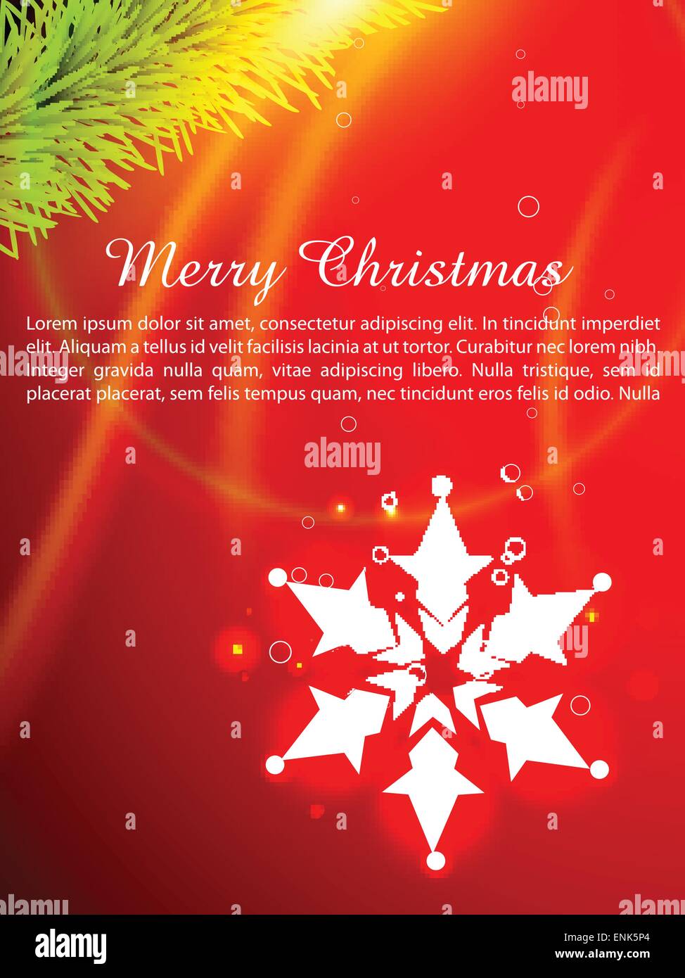 beautiful christmas background design with space for your text Stock ...