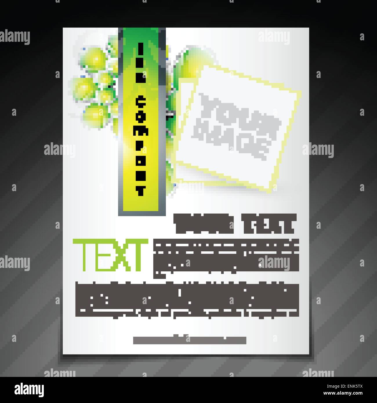 vector stylish company brochure flyer poster templates Stock Vector ...