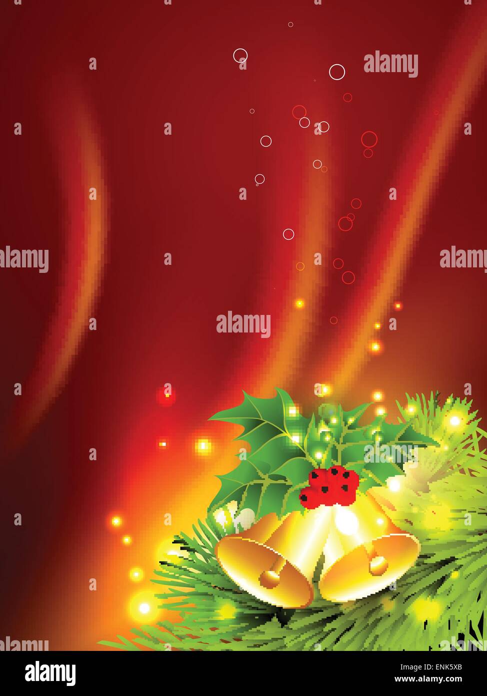 beautiful shiny vector christmas bell design Stock Vector Image & Art ...