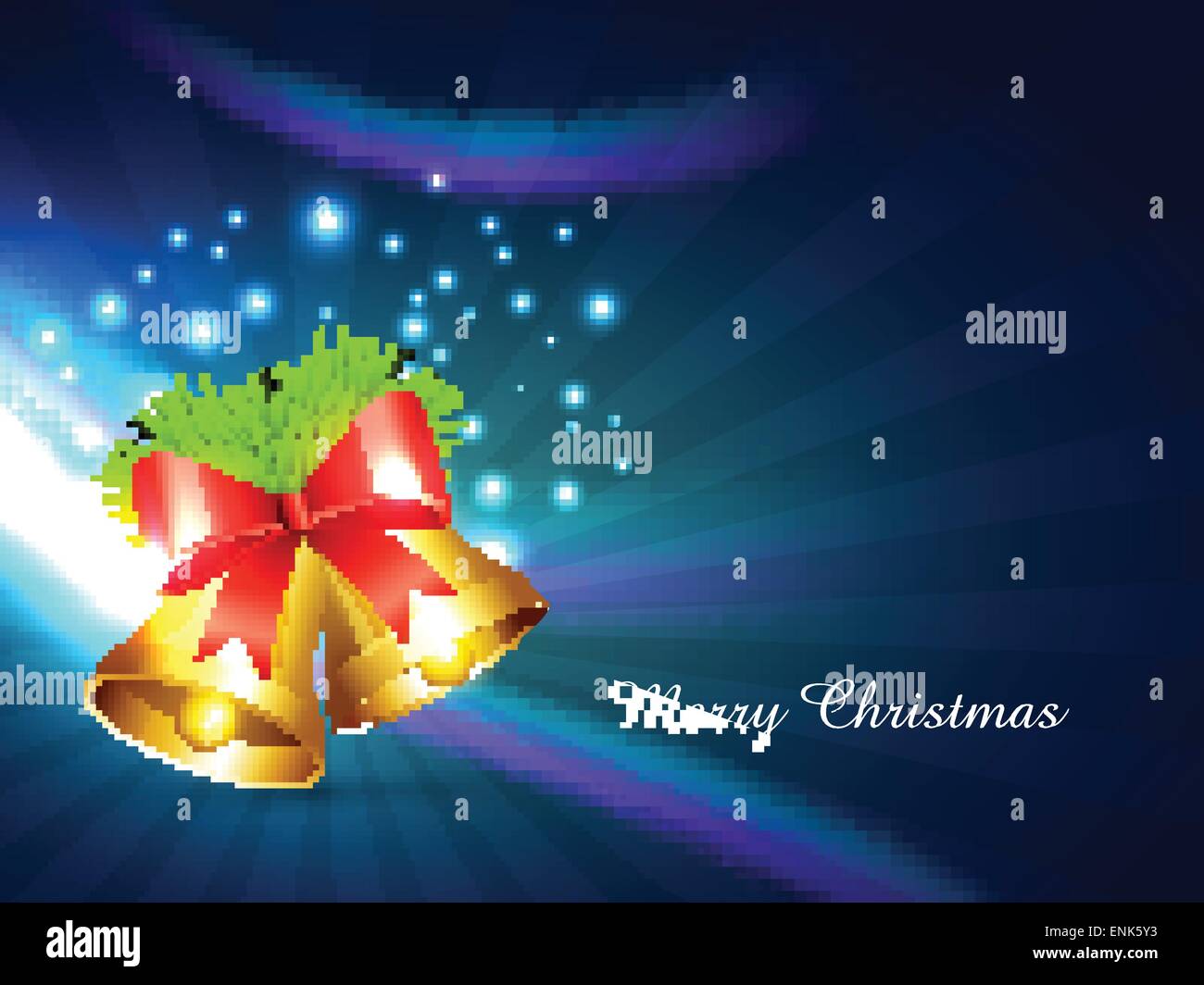 vector shiny christmas bell design background Stock Vector Image & Art ...