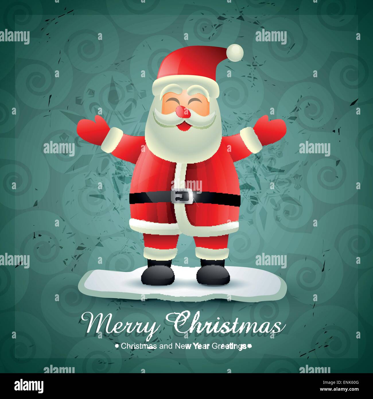 vector happy santa claus design illustration Stock Vector Image & Art ...