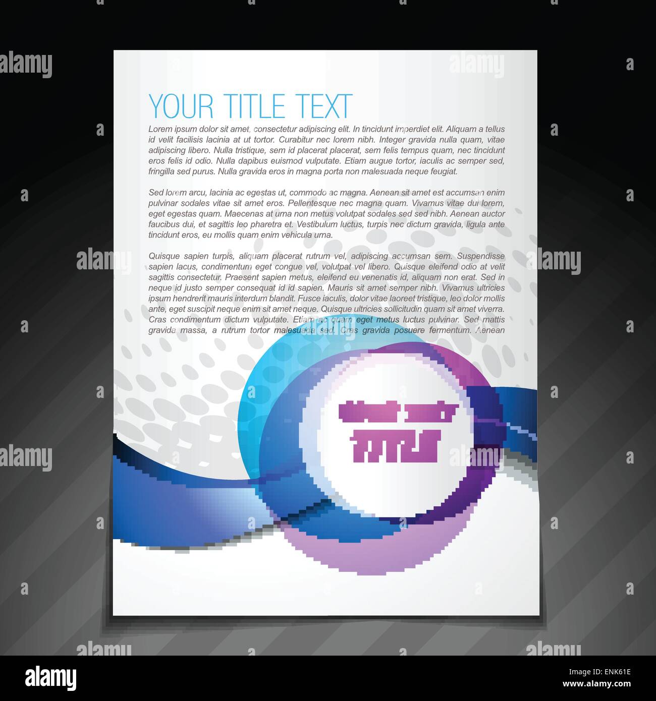 vector simple flyer brochure design Stock Vector Image & Art - Alamy