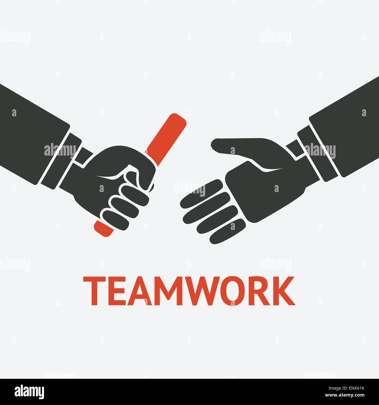 relay teamwork concept symbol - vector illustration. eps 8 Stock Vector ...