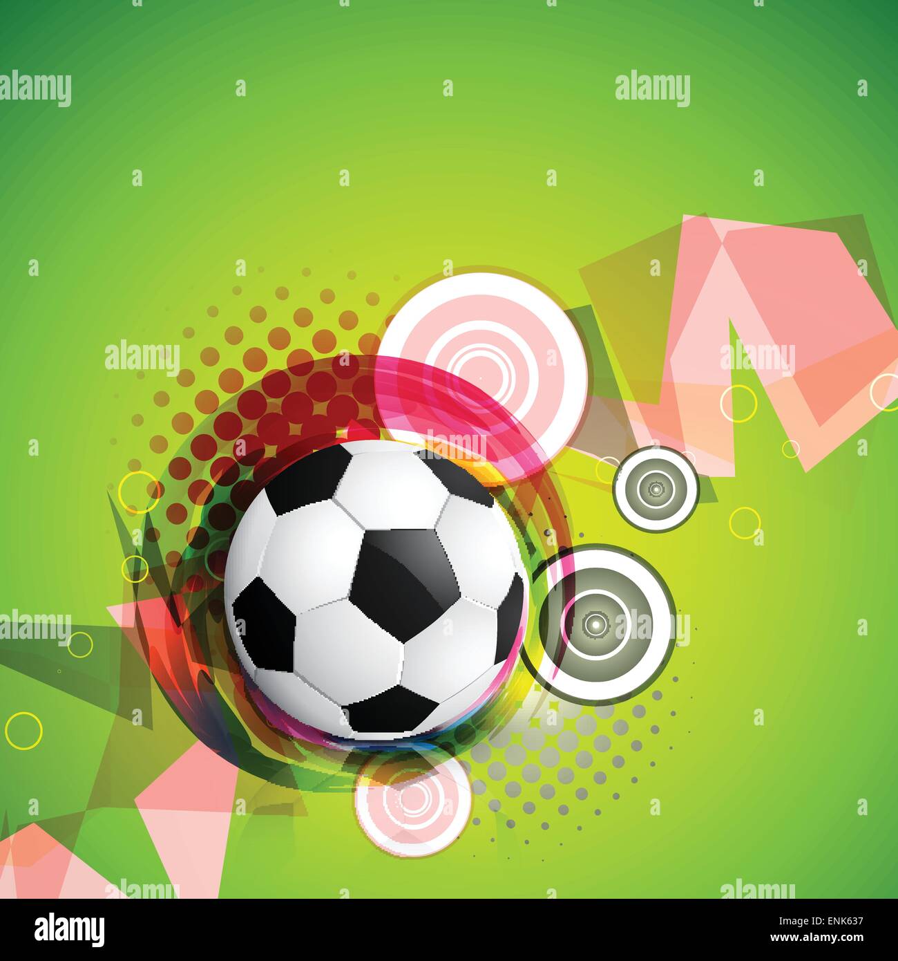 abstract style vector football design Stock Vector Image & Art - Alamy
