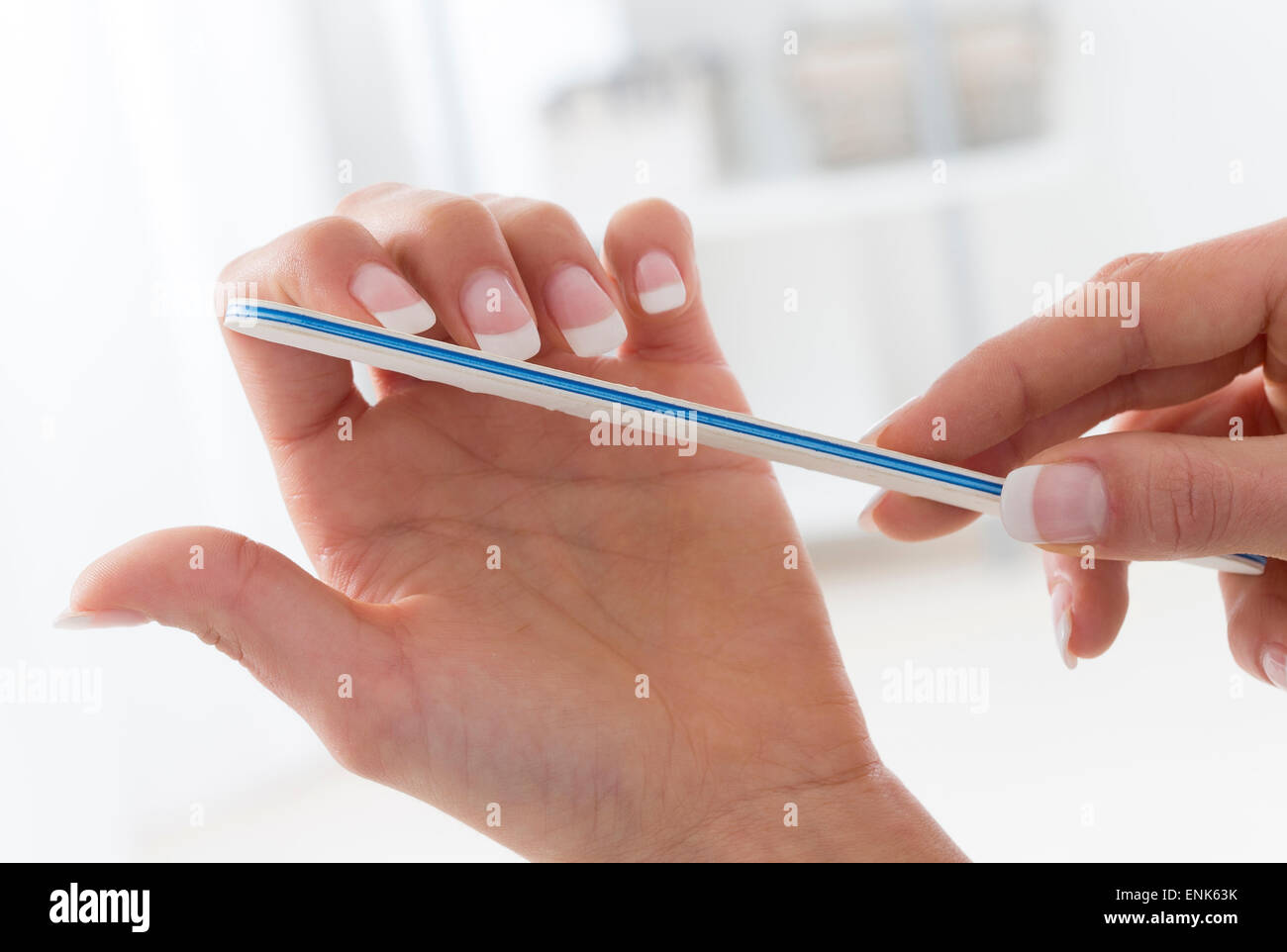 French manicures hi-res stock photography and images - Alamy