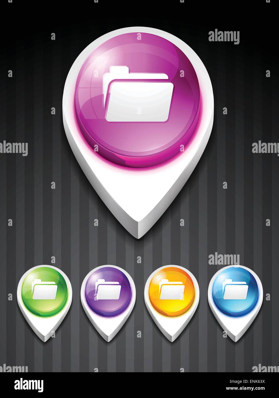 vector folder icon design art Stock Vector Image & Art - Alamy