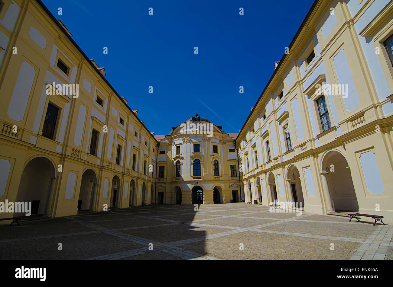 Castle in Slavkov - Austerlitz Stock Photo - Alamy