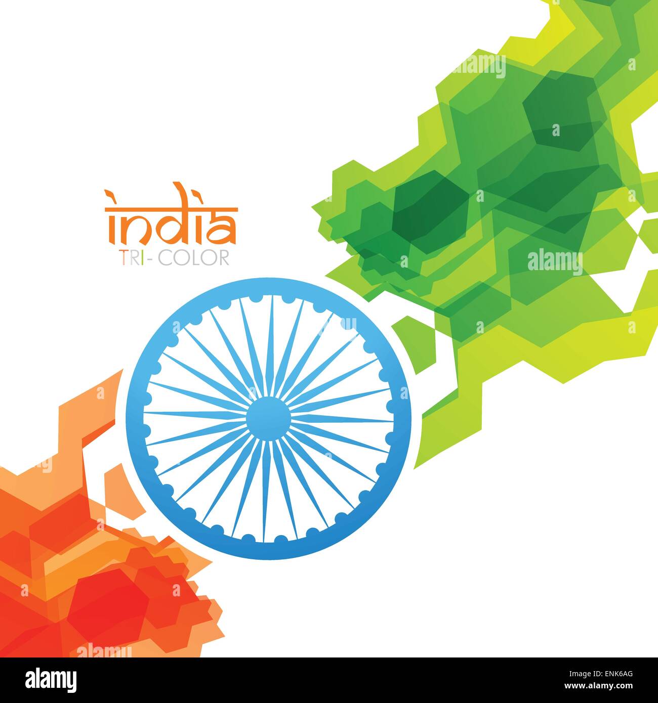 Creative style vector indian flag Stock Vector Images - Alamy