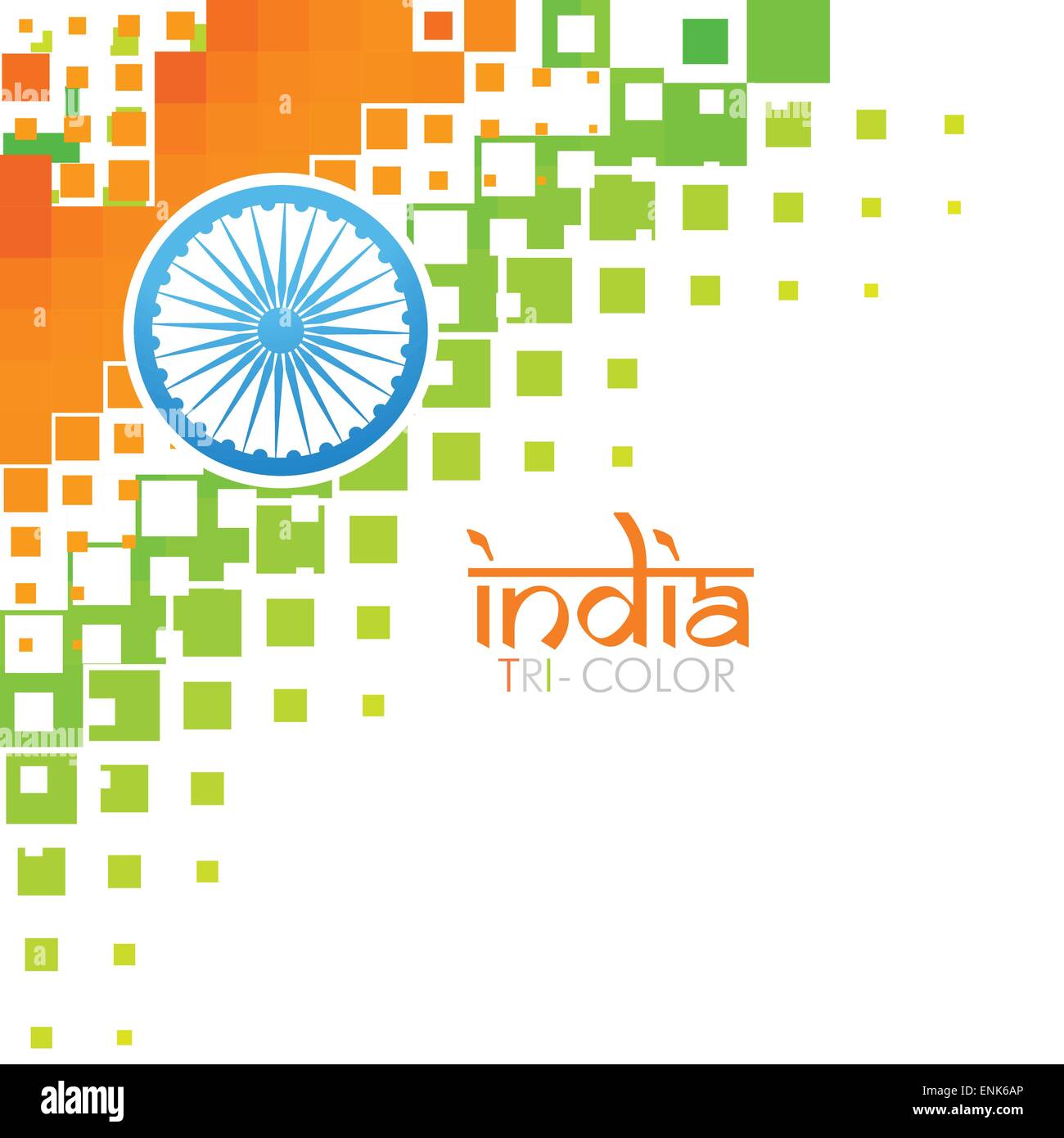 vector artistic indian flag design Stock Vector Image & Art - Alamy