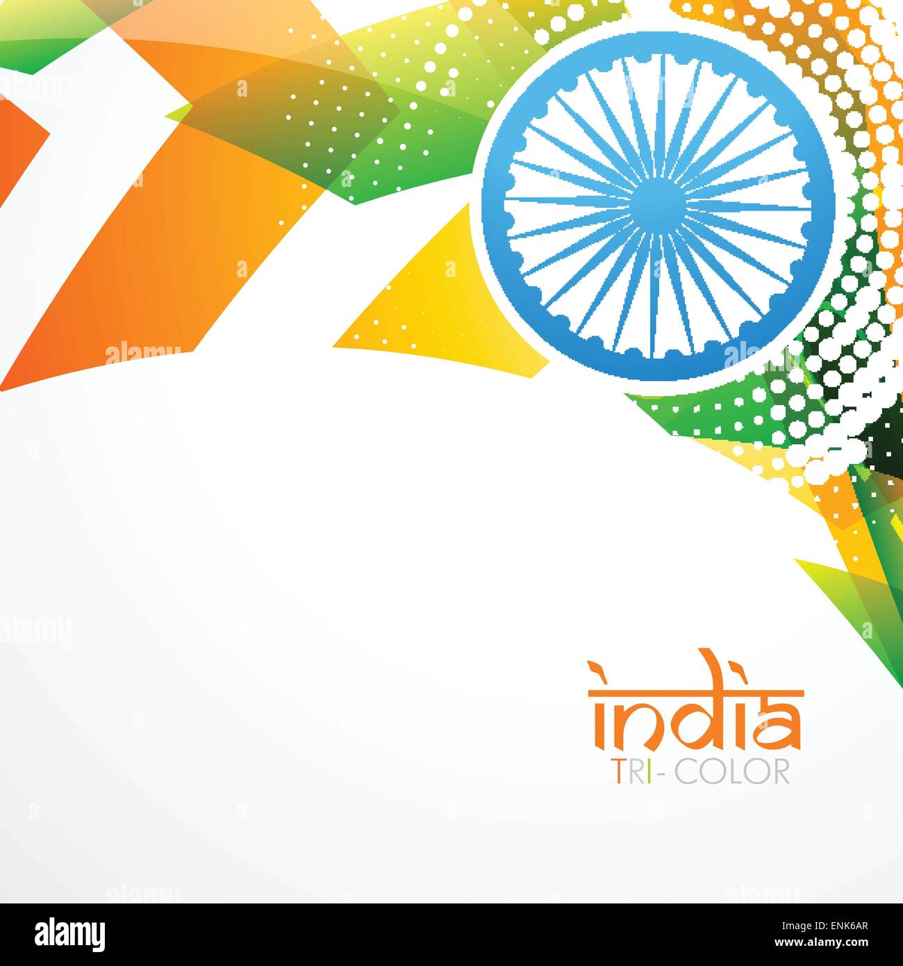 Stylish indian flag vector design Stock Vector Images - Alamy
