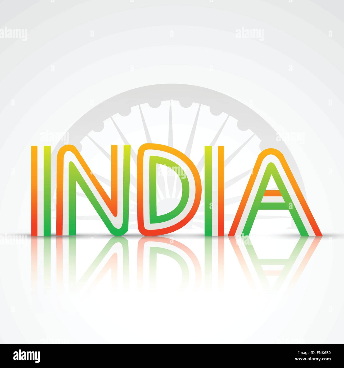 indian text in flag style vector design Stock Vector Image & Art - Alamy