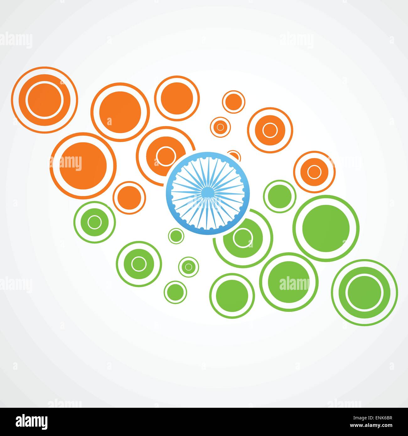 indian flag design made of circles Stock Vector Image & Art - Alamy
