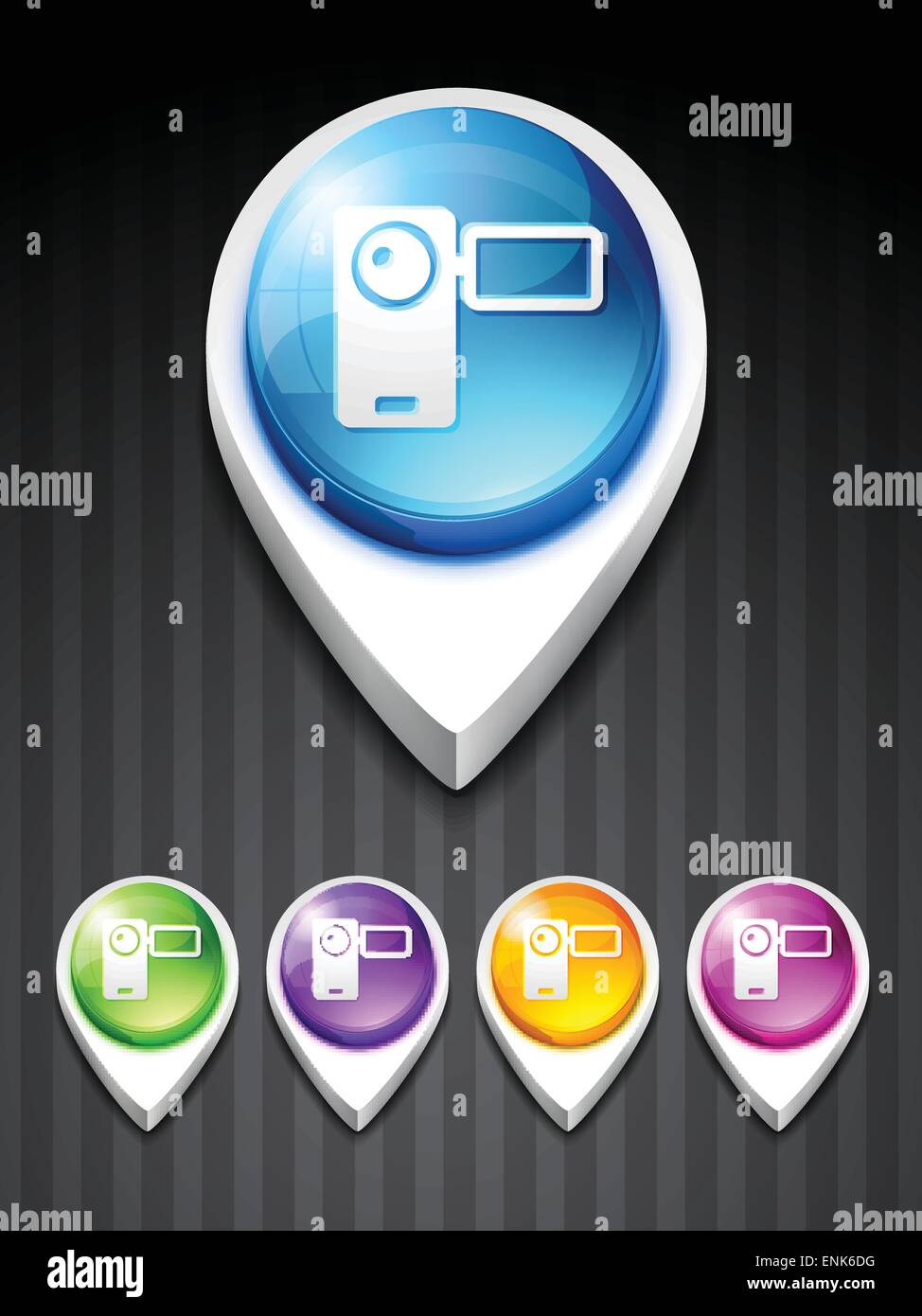 vector camera recorder icon design art Stock Vector Image & Art - Alamy