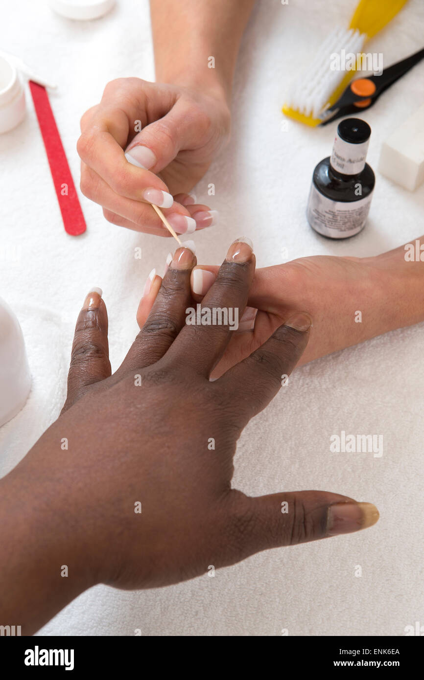 African manicure hi-res stock photography and images - Alamy