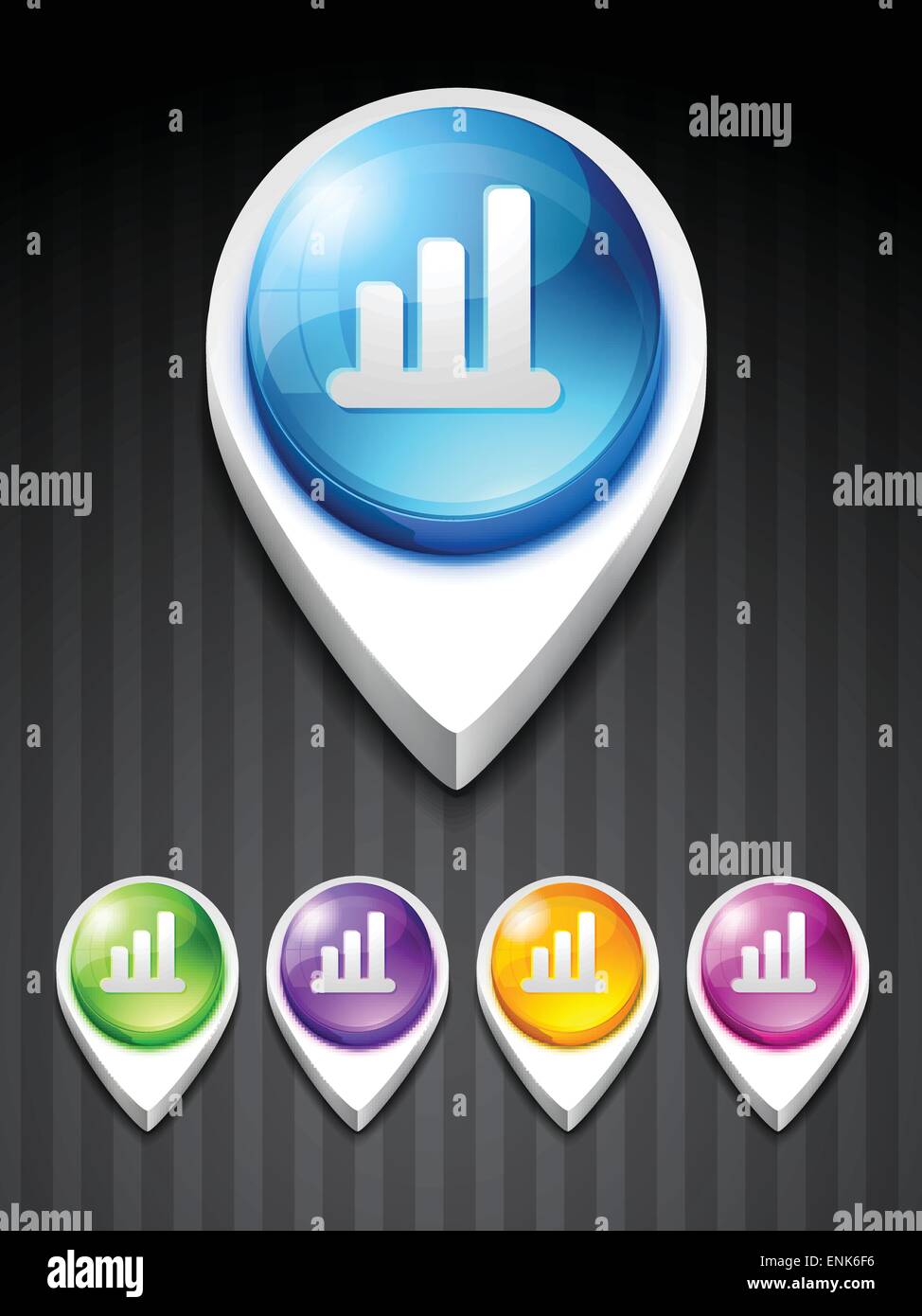 Navigation bar 3d Stock Vector Images - Alamy