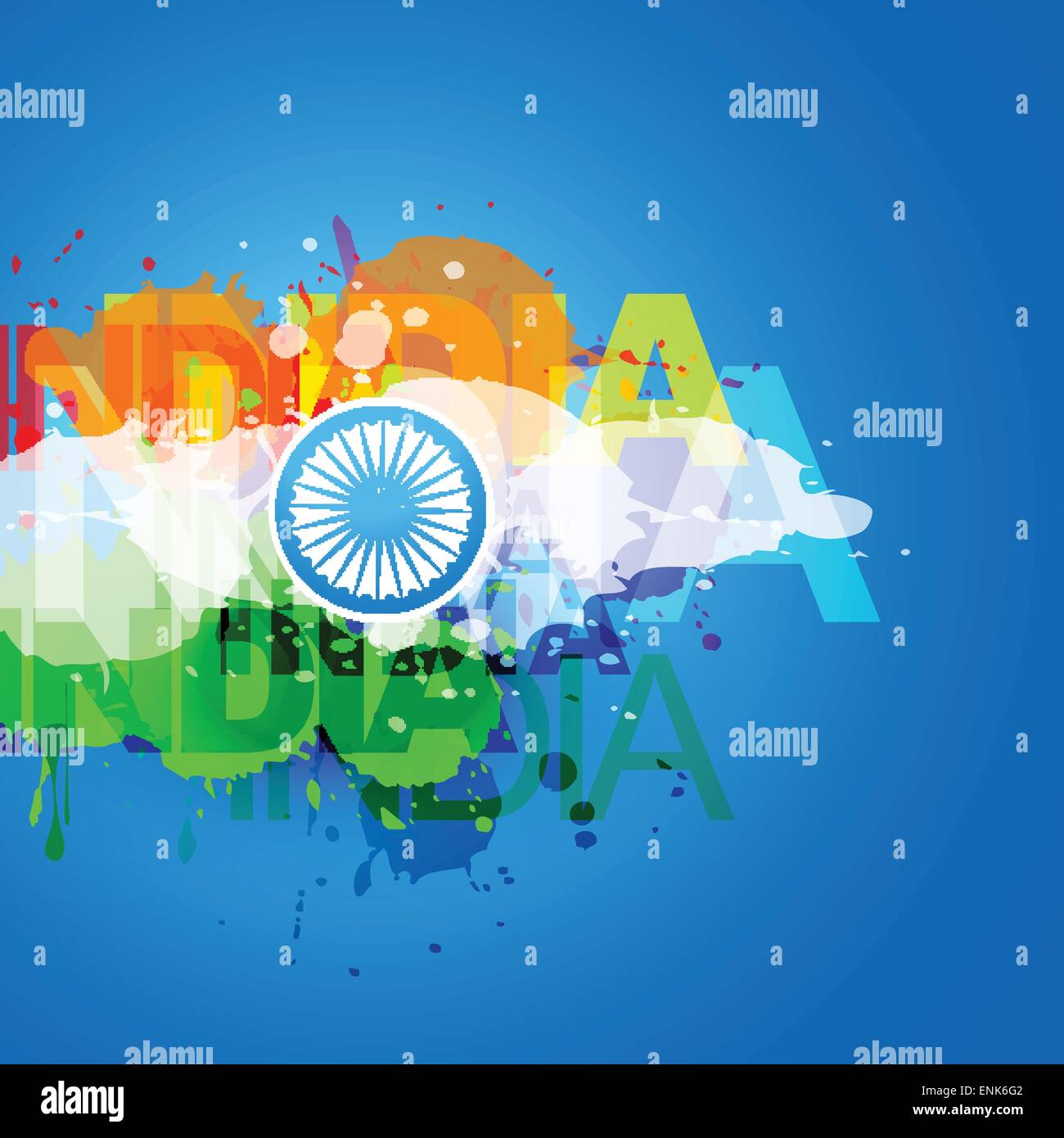 Stylish vector indian flag background Stock Vector Images - Alamy