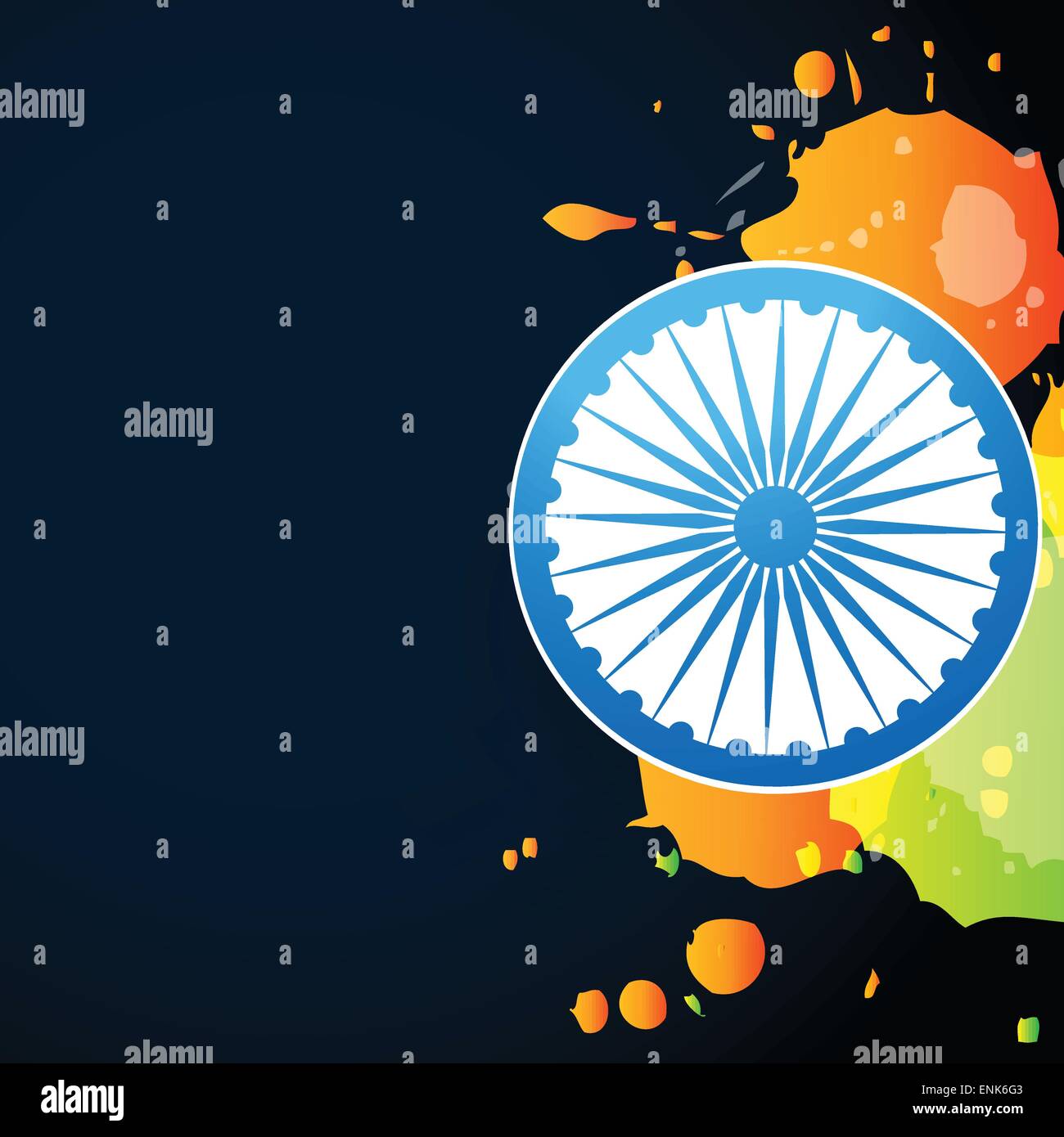 Vector indian flag design illustration hi-res stock photography and ...