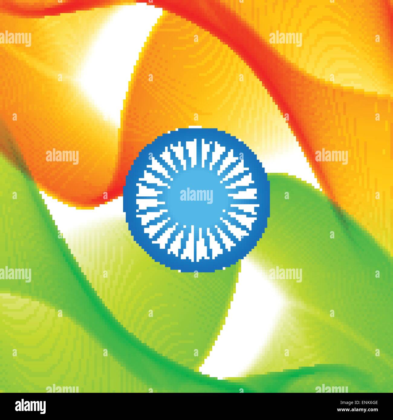 Indian Flag Wave Style Vector High Resolution Stock Photography and ...
