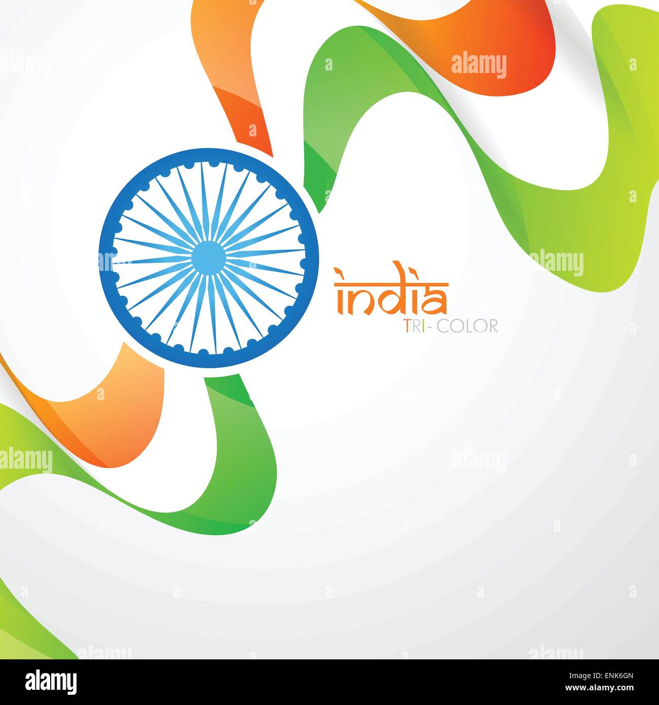 Indian flag background design space Stock Vector Images - Alamy