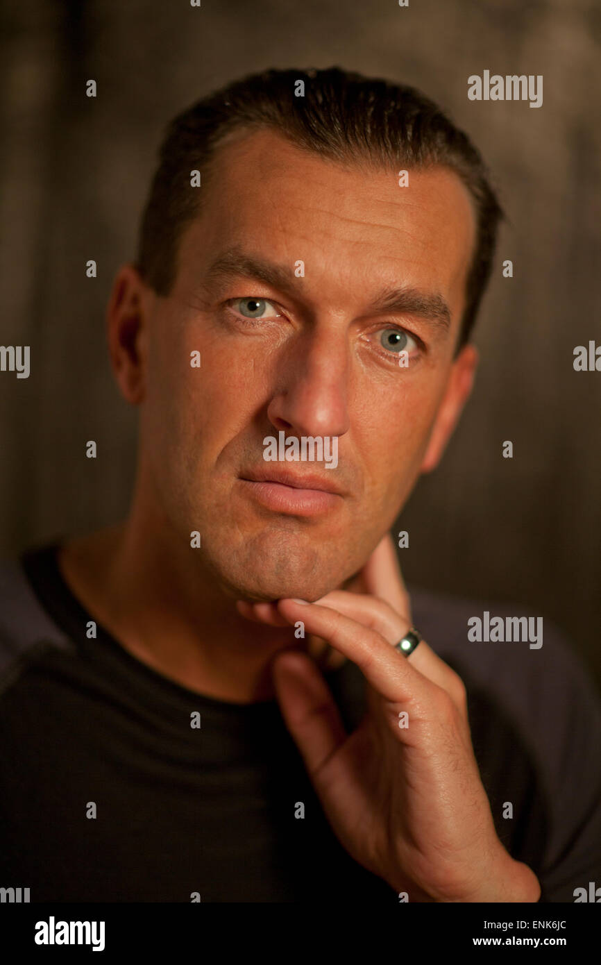 portrait of middle-aged men Stock Photo - Alamy