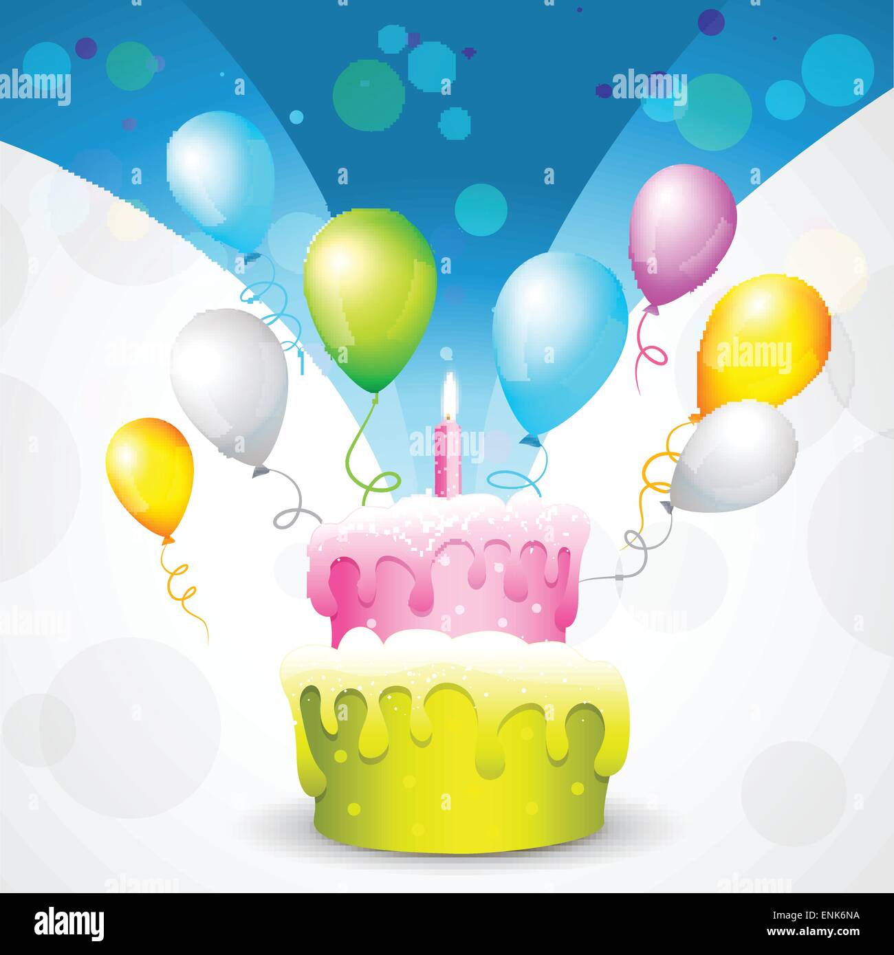 vector beautiful background of birthday Stock Vector Image & Art - Alamy