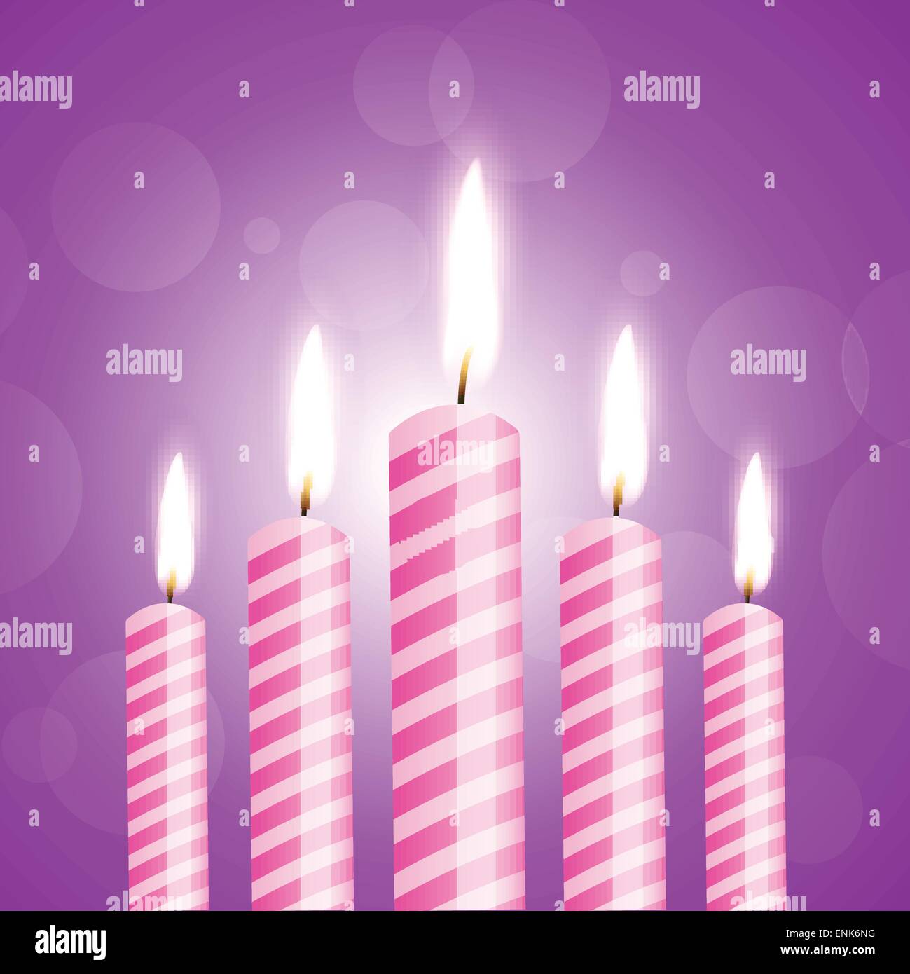 vector illustration of shiny candles Stock Vector Image & Art - Alamy