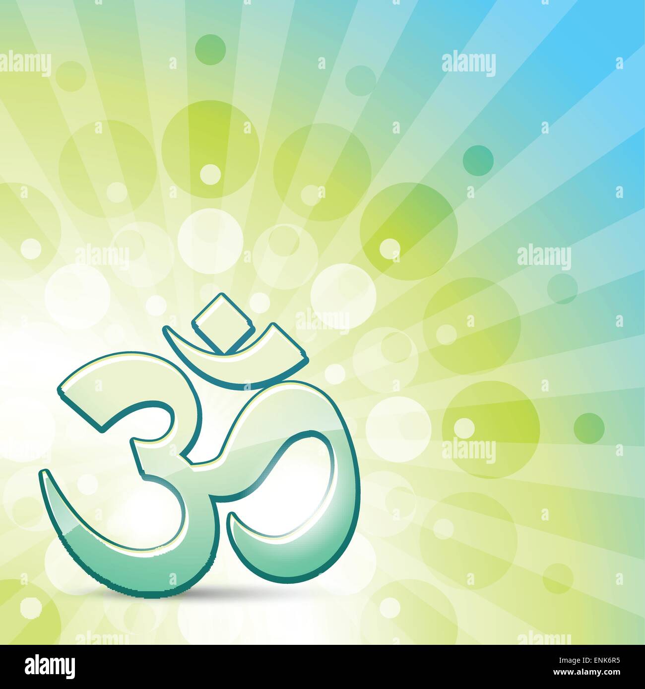 Om symbol drawn Stock Vector Images - Alamy