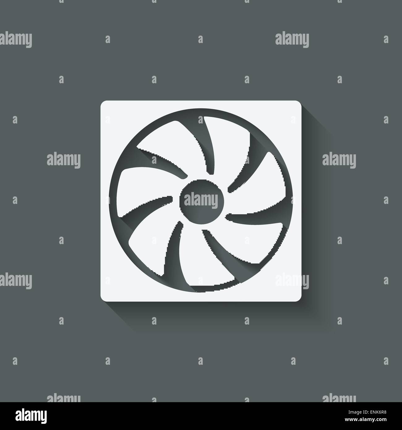 fan design symbol - vector illustration. eps 10 Stock Vector Image ...