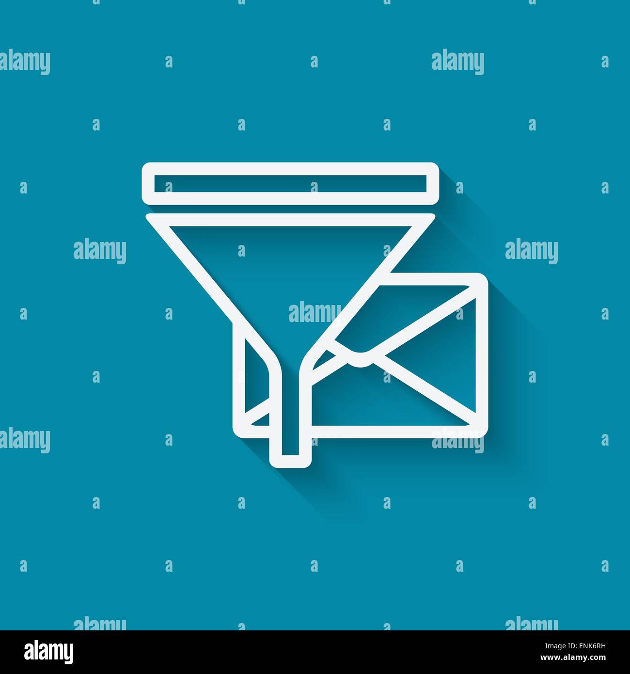 Spam email filter Stock Vector Images - Alamy