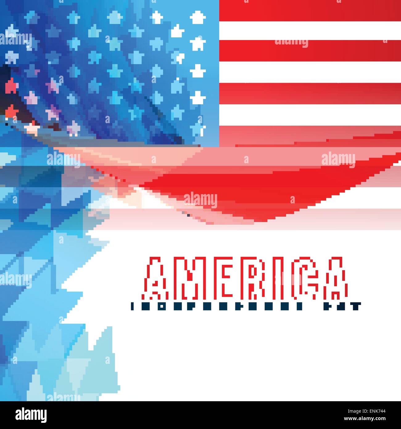 american independence day background design Stock Vector Image & Art ...